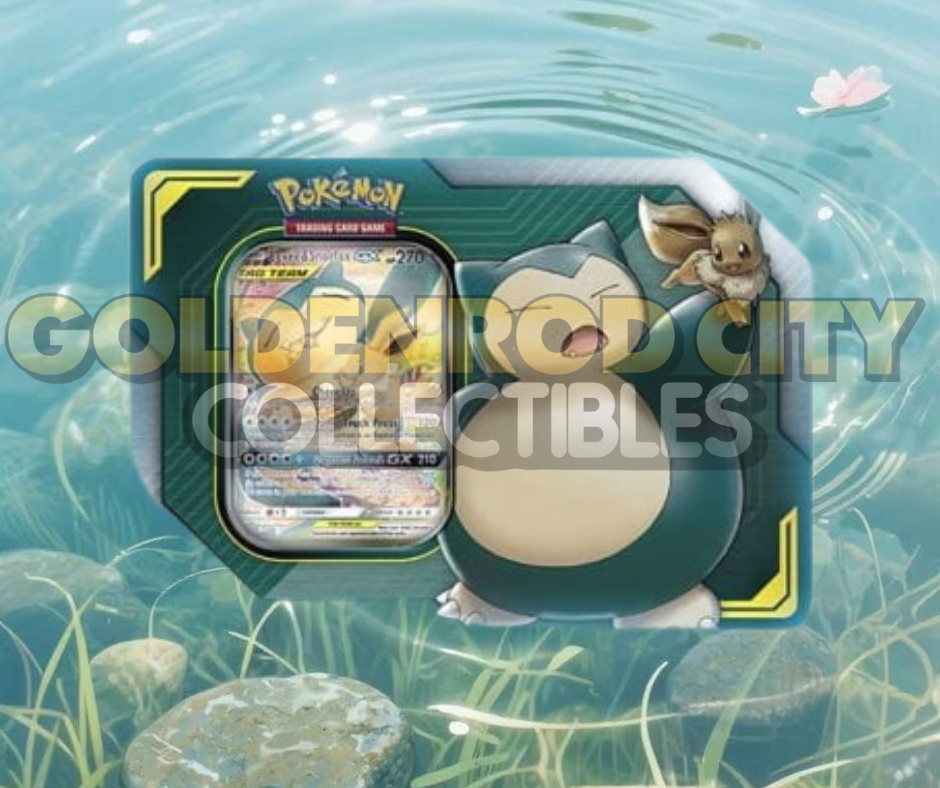 Eevee & Snorlax GX Tag Team Tin – Goldenrod City LLC